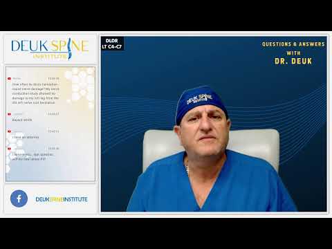 Watch Live Back Treatment! DLDR LT C4-C7