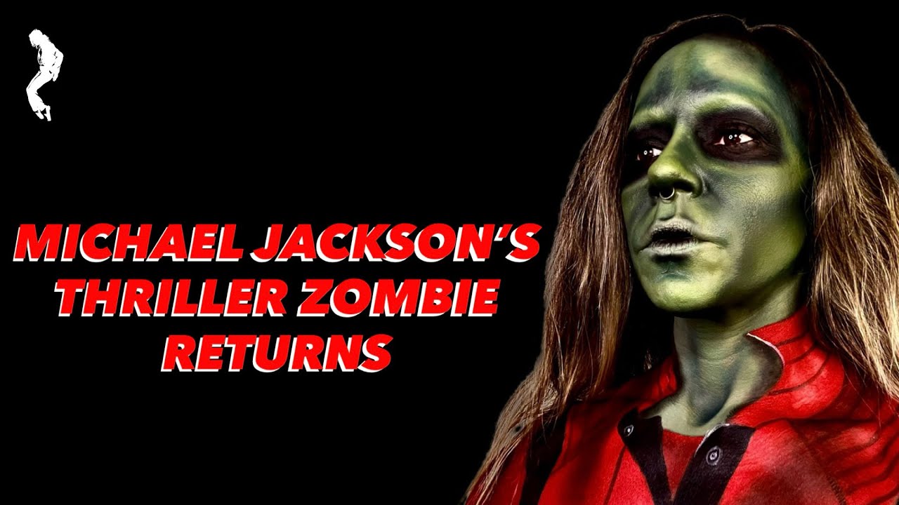 Michael Jackson THRILLER Zombie Makeup 👑🧟‍♂️ Iconic Halloween Look