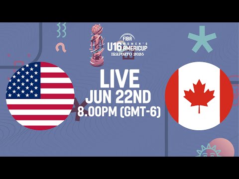 Final | USA v Canada | Full Basketball Game | FIBA U16 Women's AmeriCup 2025