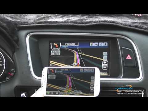 Audi Q5 screen-upgrade system for bigger size and high definition