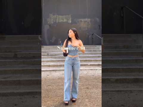 Summer fits π΄ denim on denim #fitcheck #style #ootd
