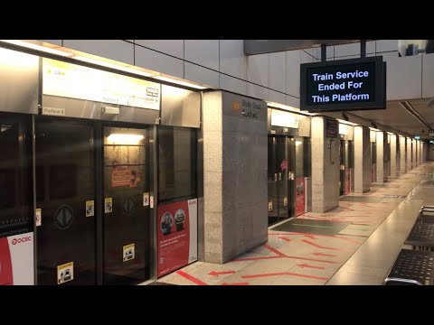 2024-02-06 Singapore CC1 Dhoby Ghaut MRT Sta x 11:50 PM - Train Services Ended 新加坡地鐵/多美歌站 末班車