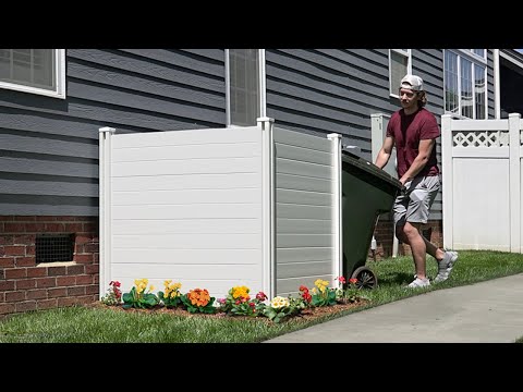 Premium Vinyl Privacy Screen ZP19014 Assembly and Installation