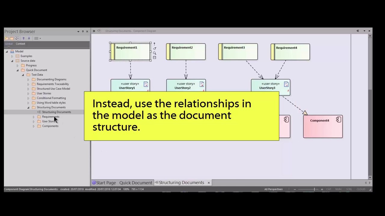 eaDocX Masterclass - Structuring documents using relationships