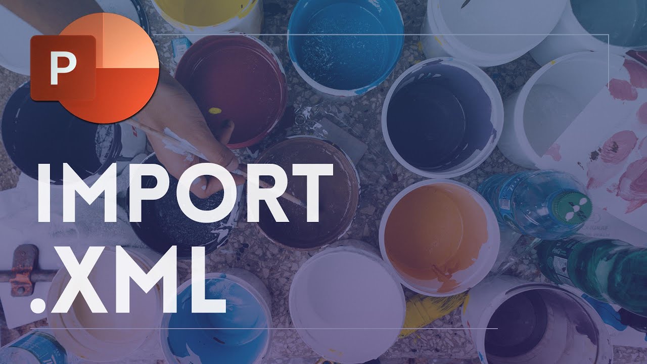 Import XML Files into PowerPoint - Adding Colors Schemes ✔