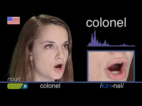 How To Pronounce COLONEL - American vs British Pronunciation - Difficult Words To Pronounce