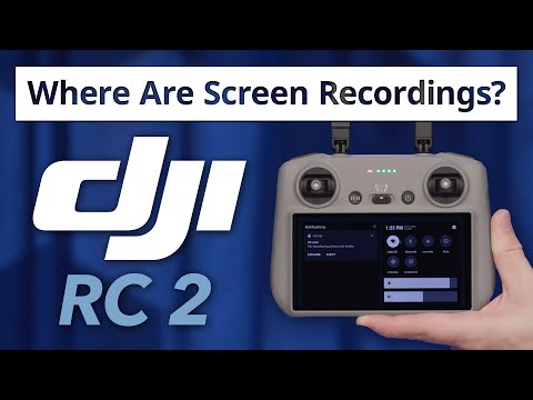 Screen Record with Audio - How To Transfer To SD Card, Mac , PC - DJI RC 2 / DJI Mini 4 Pro / Air 3