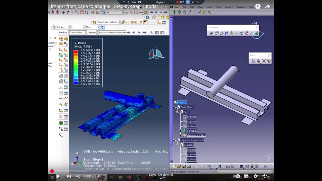 Import into Abaqus from CATIA | Step-by-Step Tutorial