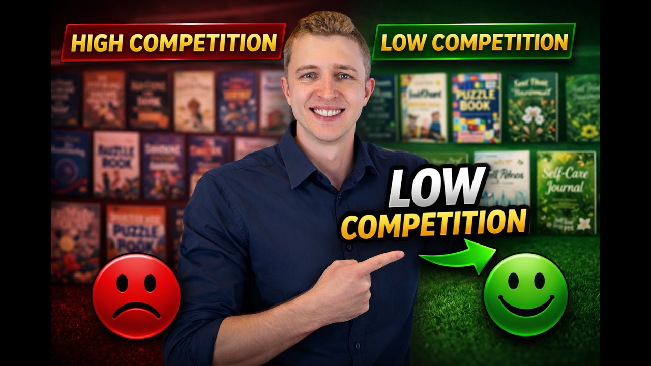 How to Find a Profitable Amazon KDP Niche (Low Competition Strategy)