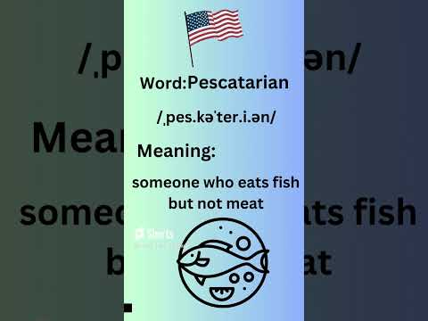 How to Pronounce Pescatarian in American Accent #learnenglish #learning