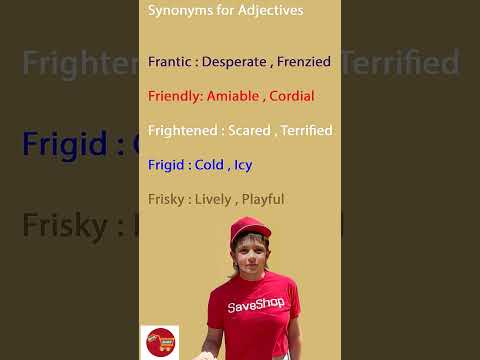 Synonyms for Adjectives in English (32)