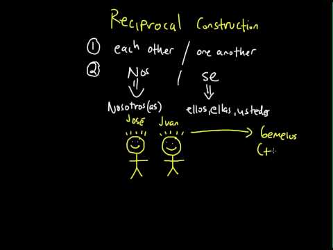 The Reciprocal Construction