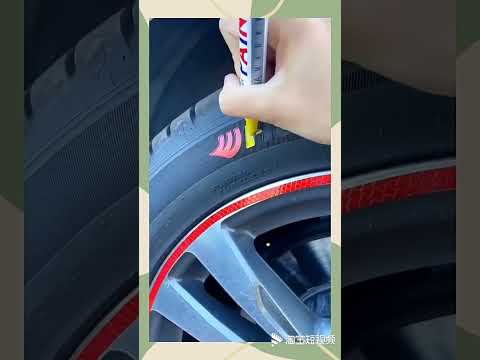 #multi-colored#marker#for#car#tires