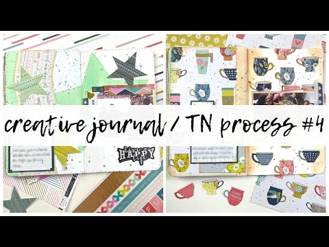 Creative Journal Process / TN Scrapbooking | 4 | Journal with Me | ms.paperlover | 2021