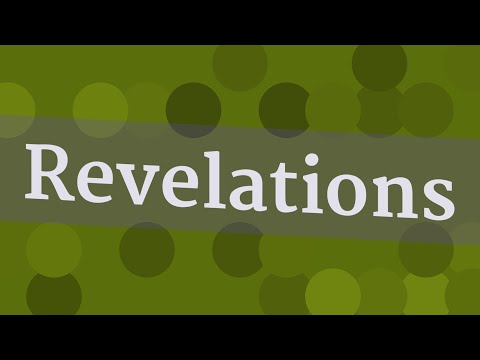 REVELATIONS pronunciation • How to pronounce REVELATIONS