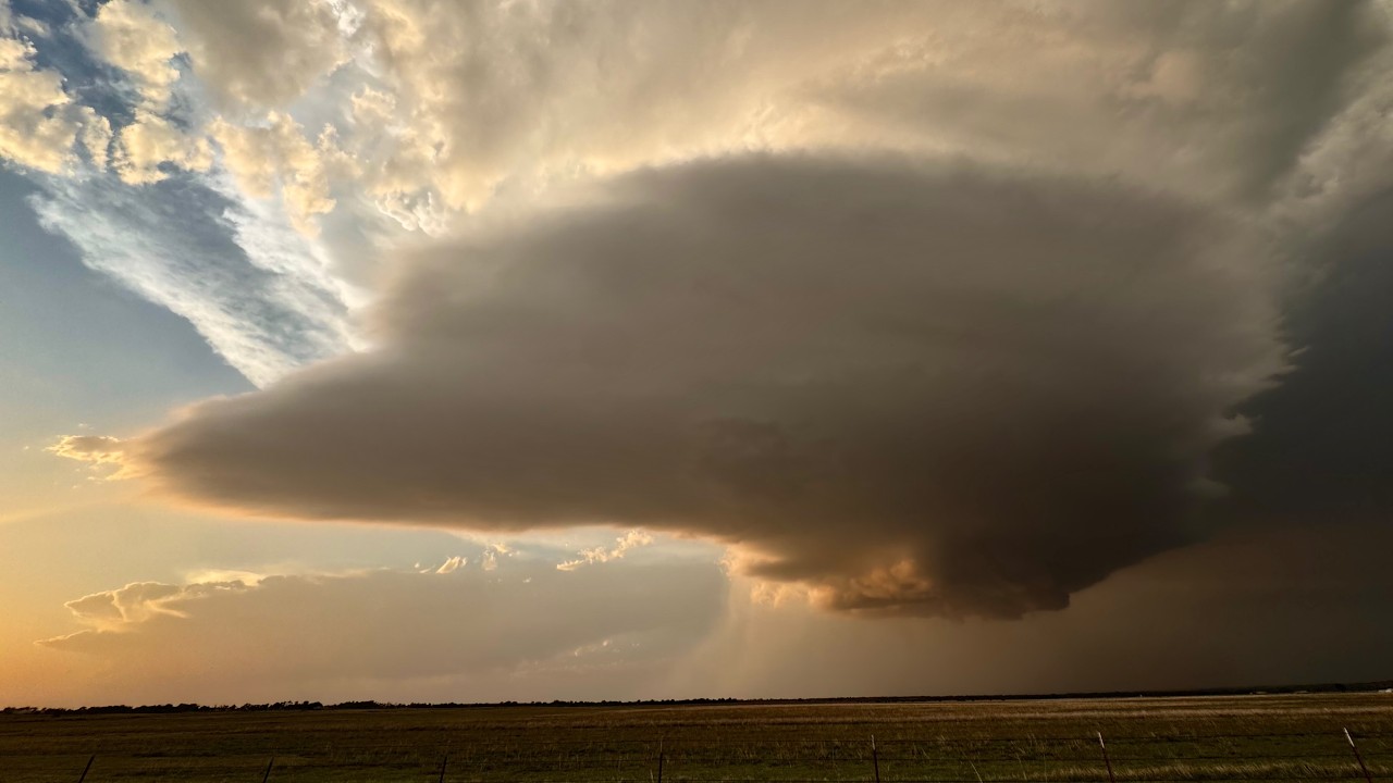🔴Golden Hour SUPERCELLS churn across Oklahoma - Live as it Happened