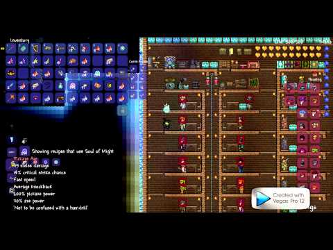 Terraria: Destroy Destroyer and what craft with his soul.