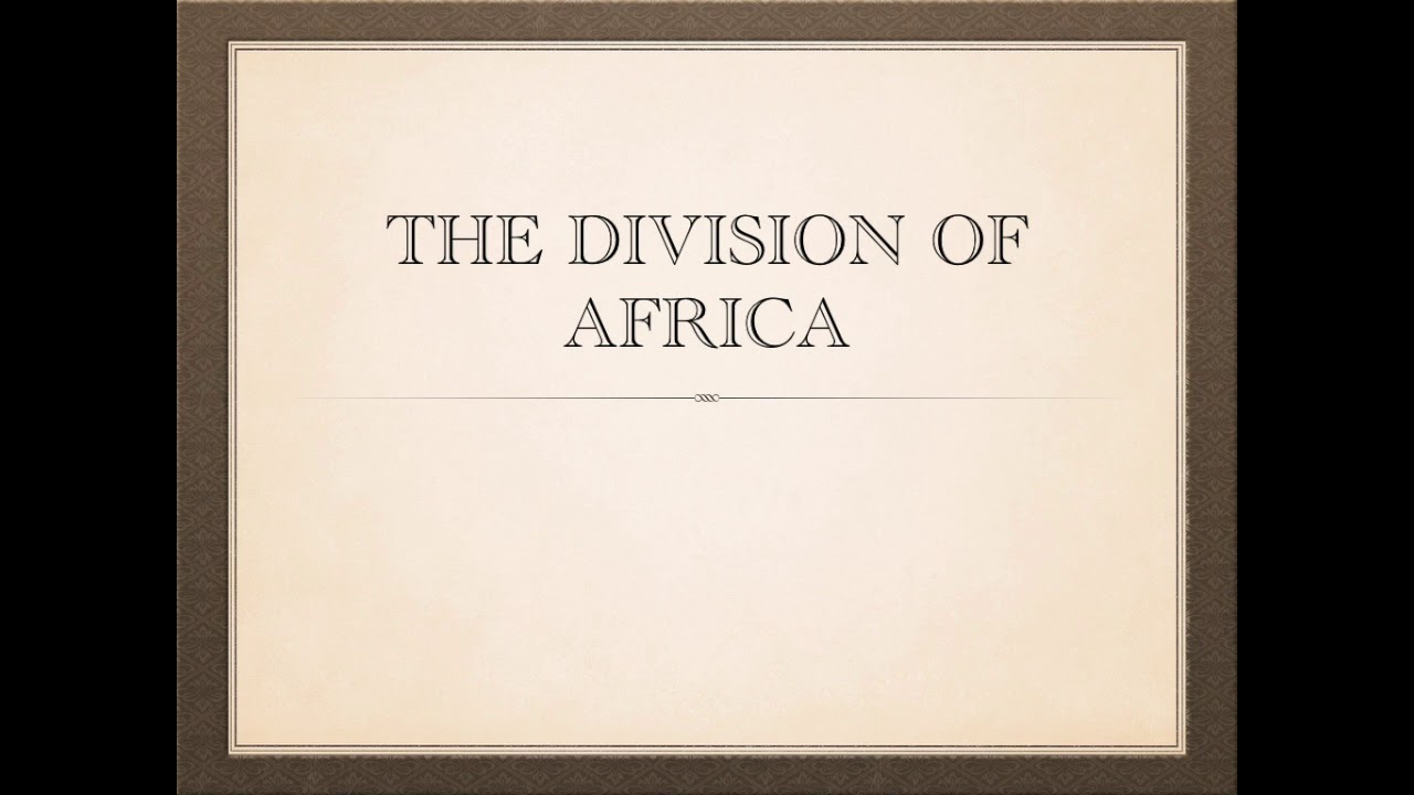 The Scramble For Africa PowerPoint and Keynote Preview