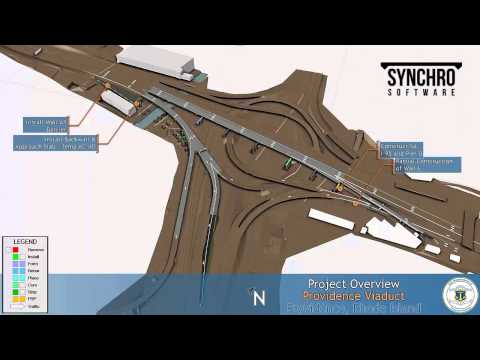 I-95 Viaduct Bridge Replacement Construction Simulation