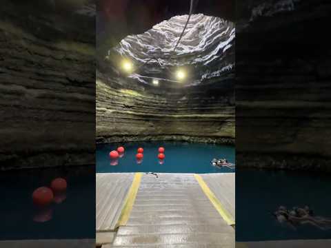 Every wanted to swim in a hot spring inside of a crater?