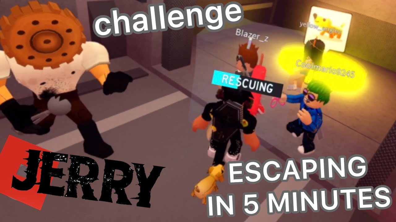 Escaping GearHead in 5 minutes! (Roblox Jerry Floor 2)