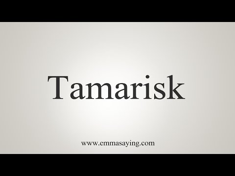 How To Say Tamarisk