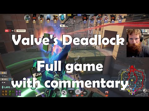 Valve's Deadlock - Full game with introductory commentary - Punchy melee Abrams closed beta gameplay