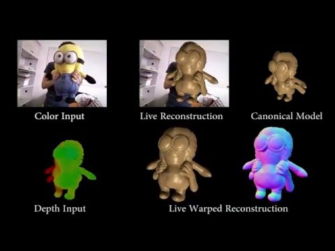 VolumeDeform: Real-time Volumetric Non-rigid Reconstruction (ECCV 2016)