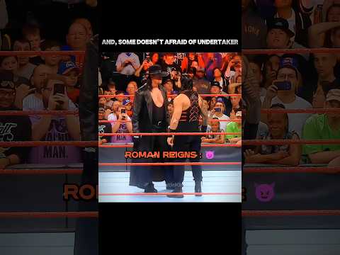 Wrestler's who afraid of Undertaker but some Doesn't 😈🔥 || edit