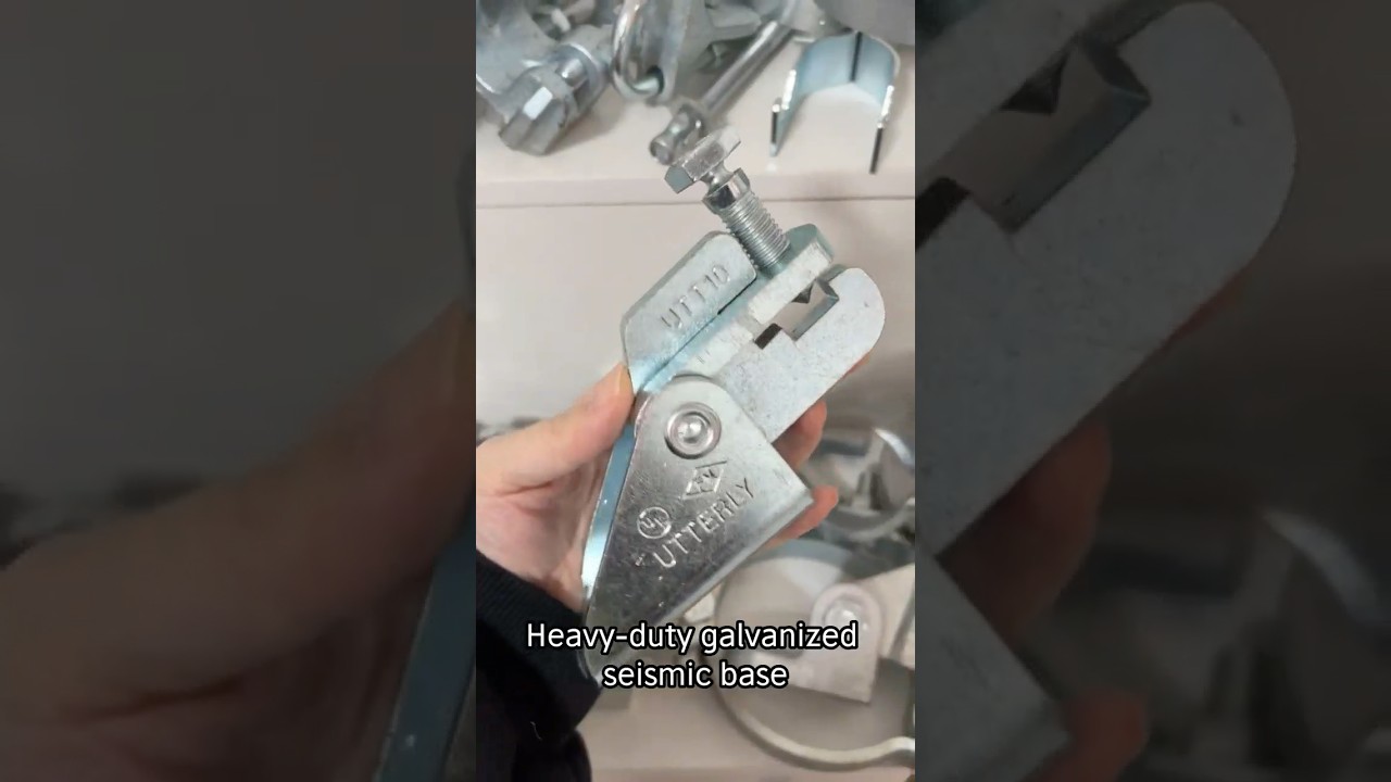 Heavy-Duty Galvanized Seismic Base ✅Swivel✅Easy Install#Connector #FactoryDirect #FireProtection