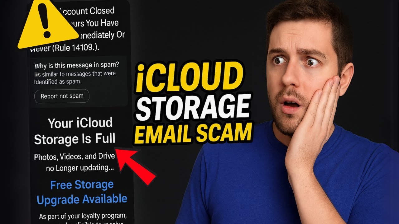 iCloud Storage Email Scam EXPOSED – Don’t Fall for This! [2025 Guide]