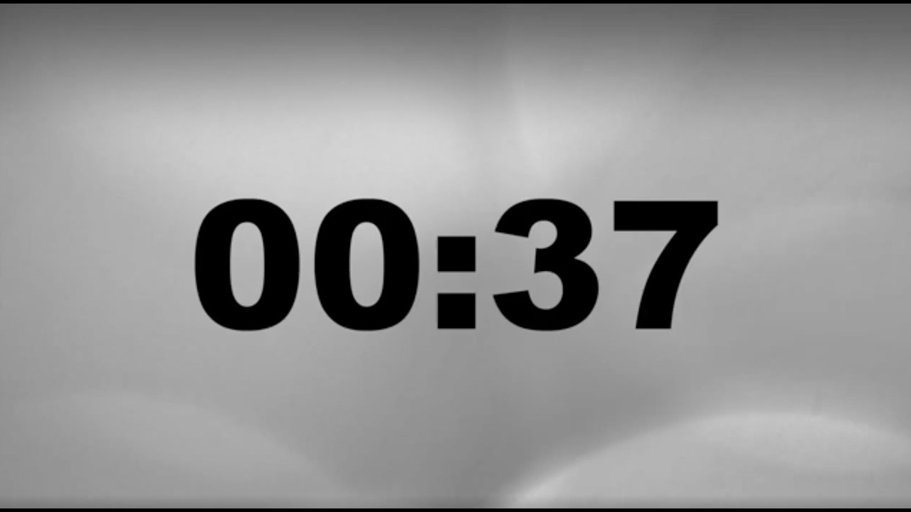 37 Second Timer with Alarm | Simple Countdown (Full Screen) – ClockUnit