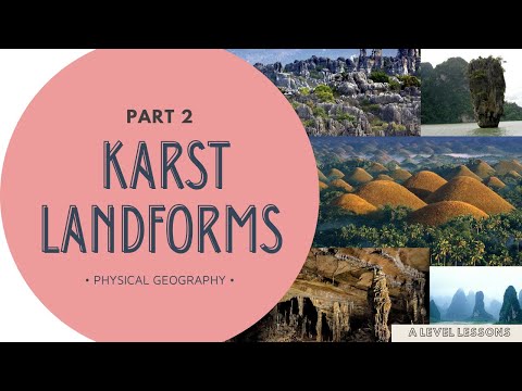 3 Types of Karst Landforms - Cone Karst, Tower Karst, Caves Video ...