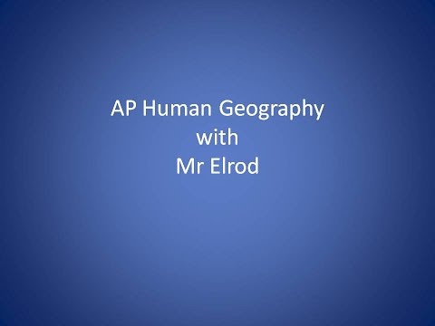 AP Human Geography - Types of Diffusion Review