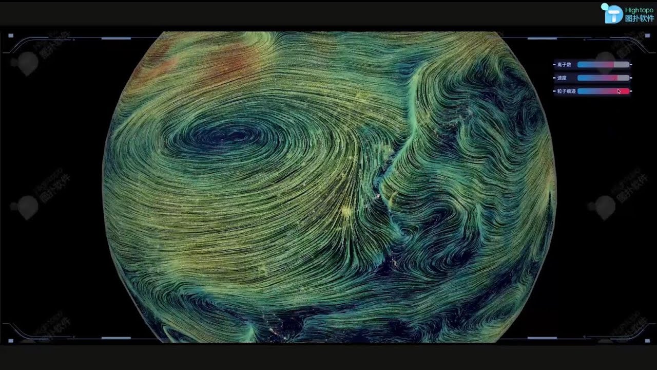 Web-based Global 3D Wind Field Simulation