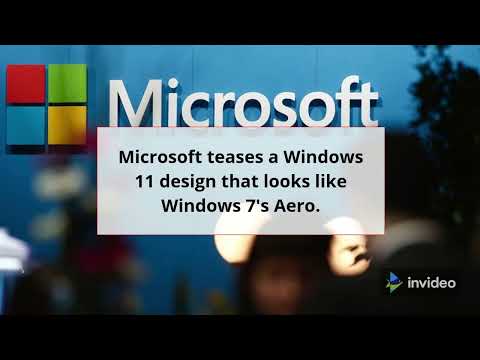 Microsoft teases Windows 7 Aero like design for Windows 11