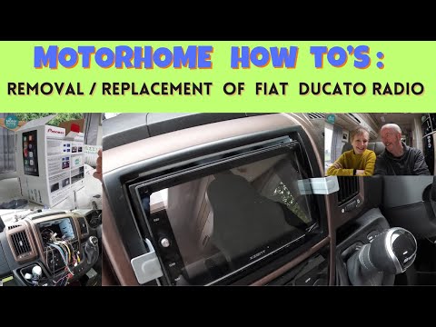 Motorhome How To's : Removal / replacement of the Fiat Ducato stereo/nav unit :)