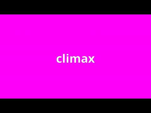 what is the meaning of climax