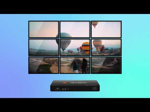 HDMI 3X3 Video Wall Controller from J-Tech Digital Supports 1080P