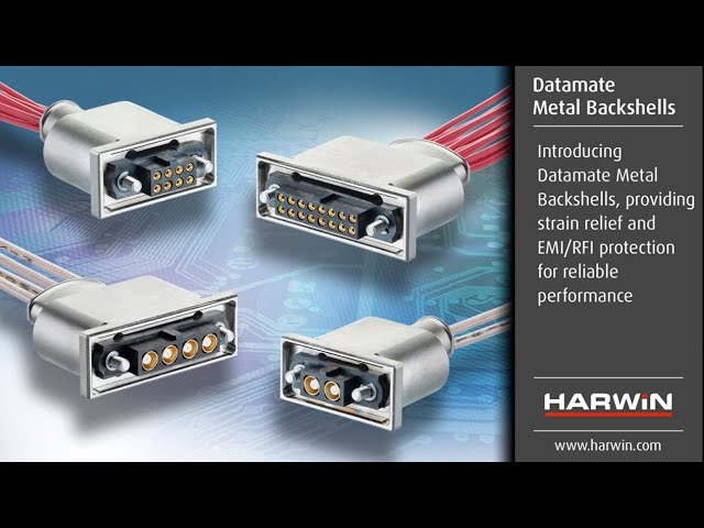 Datamate Metal Backshell, Male Conn. - M80-9061402 | Harwin