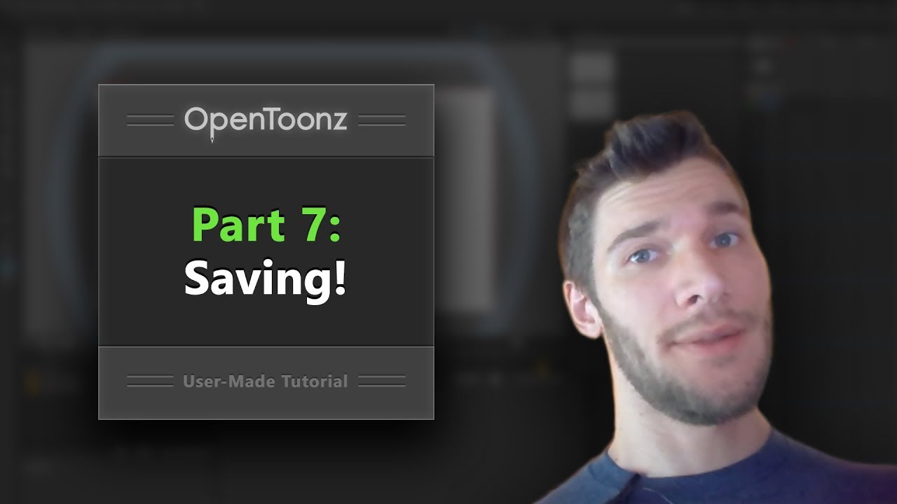 OpenToonz Tutorial 07: Saving