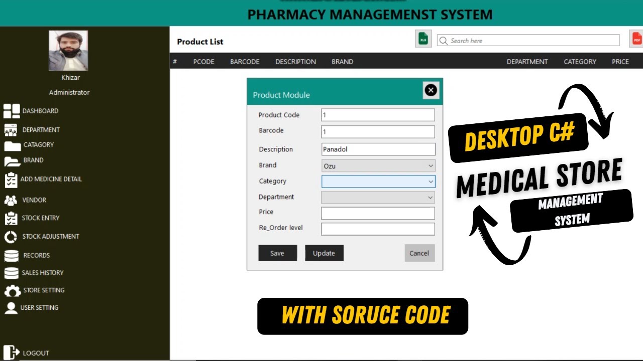 pharmacy management system with source code in c# || final year computer science || Thinskwityou