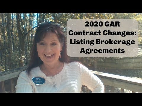 2020 GAR Contract Changes: Listing Agreements | Maximum One Realty