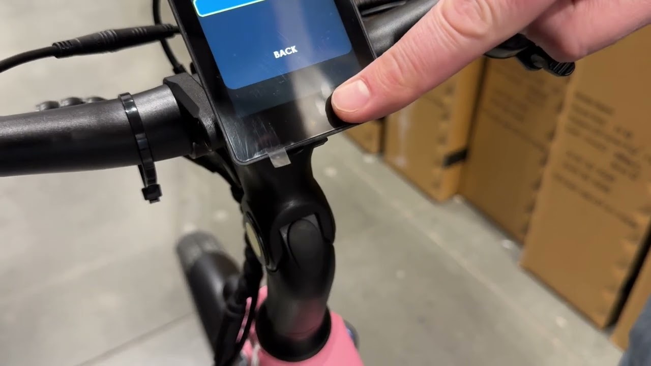 Instructions video for LCD display APT Intelligent 860C