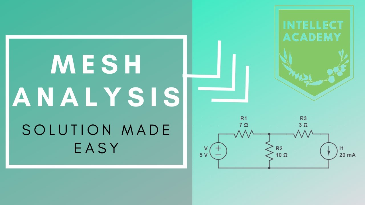 Mesh Analysis Easy Tips and Tricks | Practice Problem Solution