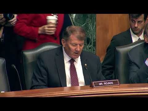 Senator Mike Rounds Delivers Opening Remarks at Securities, Insurance ...