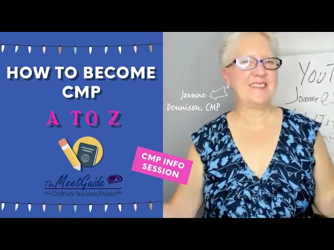 CMP Info Session: How to Become a CMP from A to Z