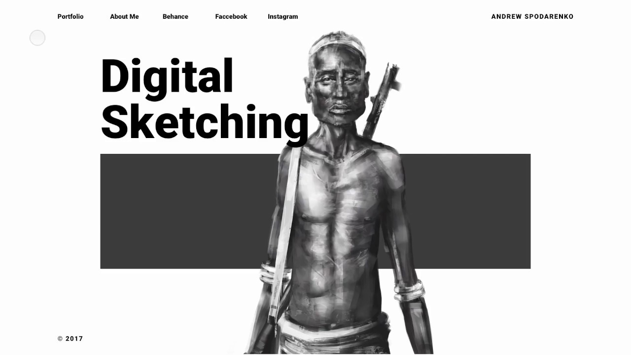 Animation for digital sketching on Behance