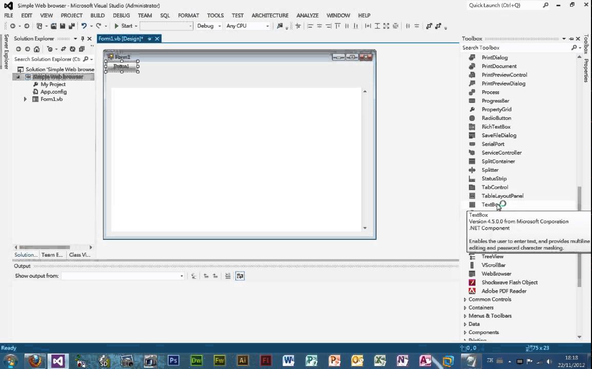 [Visual Basic] Very Simple Web Browser