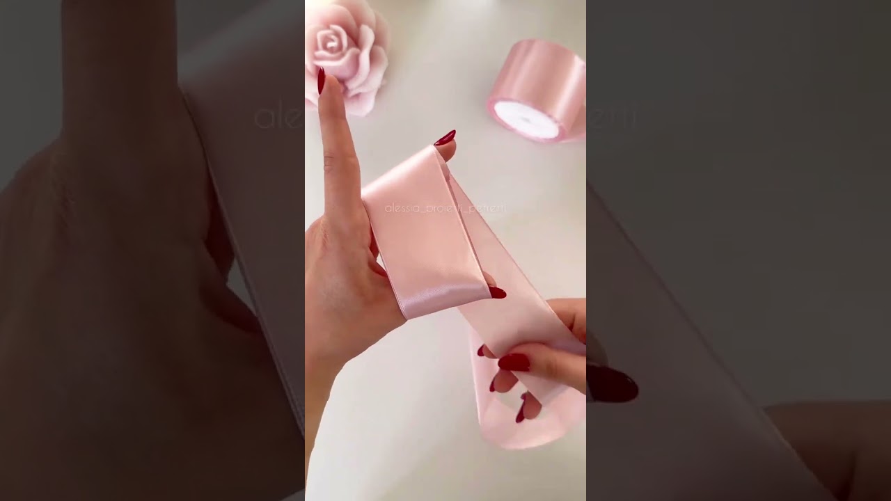 Tutorial lazo doble..#tutorial #lazos #moñoscoquette #viralvideo #arte #manualidades